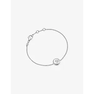 Astley Clarke Biography Sterling And White Sapphire Locket Bracelet - Silver