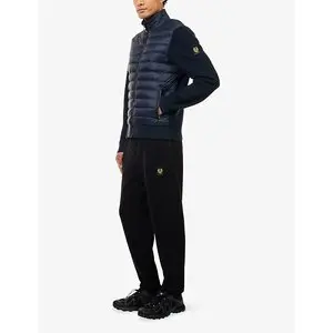 Belstaff Shell-down High-neck Cotton Cardigan