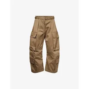 Acne Studios Cargo Barrel-leg Cotton Trousers