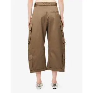 Acne Studios Cargo Barrel-leg Cotton Trousers