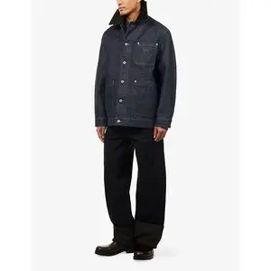 Loewe Corduroy-collar Denim Jacket