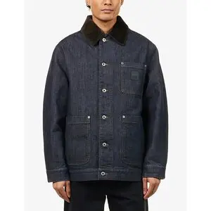 Loewe Corduroy-collar Denim Jacket