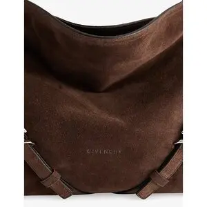 Givenchy Voyou Medium Suede Shoulder Bag