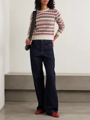 &daughter Fair Isle Geelong Wool Sweater