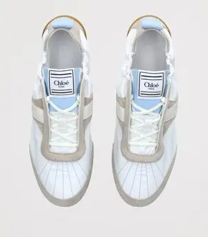 Chloé Leather Kick Sneakers