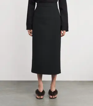 ROKSANDA Amel Crepe Pencil Midi Skirt