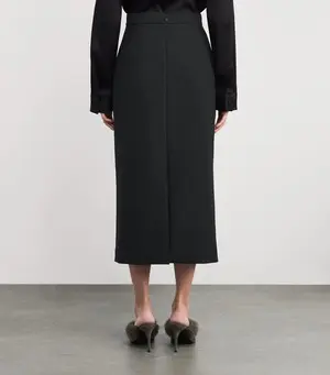 ROKSANDA Amel Crepe Pencil Midi Skirt