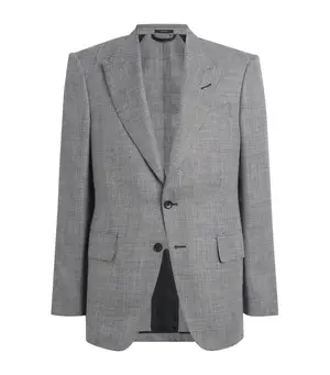 TOM FORD Wool-blend Herringbone Shelton Blazer