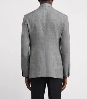 TOM FORD Wool-blend Herringbone Shelton Blazer