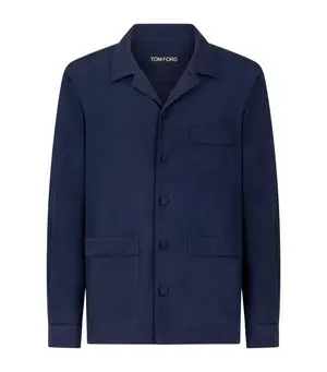 Men's Blue Overshirts