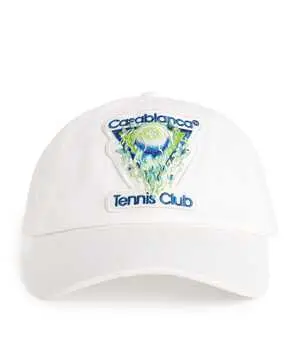 Casablanca Tennis Club Baseball Cap - White