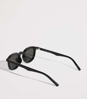 Le Specs Round Frame Sunglasses - Black