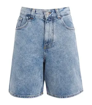 Claudie Pierlot Denim Bermuda Shorts - Blue