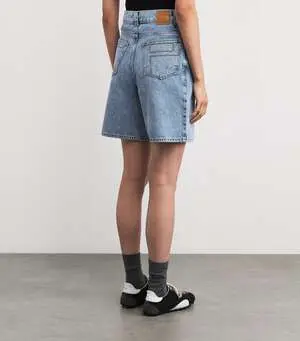 Claudie Pierlot Denim Bermuda Shorts - Blue