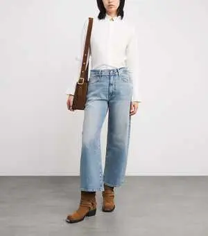 Paige Arellia High-rise Barrel-leg Jeans