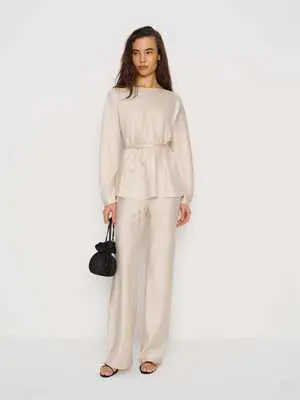 REFORMATION Aubrey Satin Two Piece - Ivory