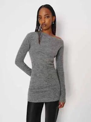 REFORMATION Avril Fine Alpaca Sweater - Grey