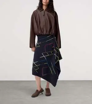 Loewe Knitted Asymmetric Skirt