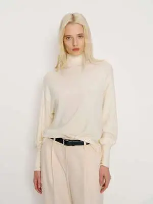 REFORMATION Leonie Knit Turtleneck Top