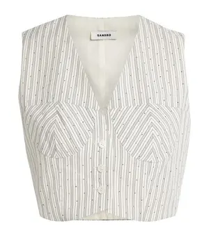 Sandro Striped Vests For Women