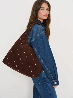 REFORMATION Willow Tote Bag - Brown