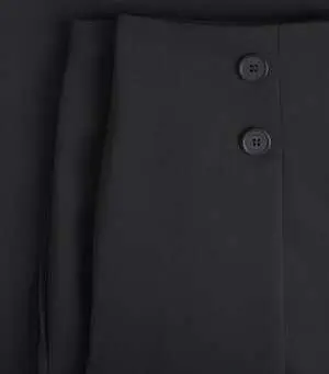 Claudie Pierlot Pleated Wide-leg Trousers - Black