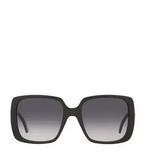 Gucci Oversized Square Sunglasses - Black