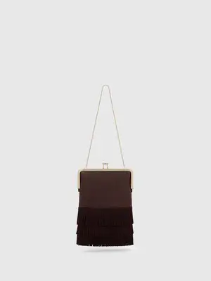 REFORMATION Skye Mini Bag - Brown