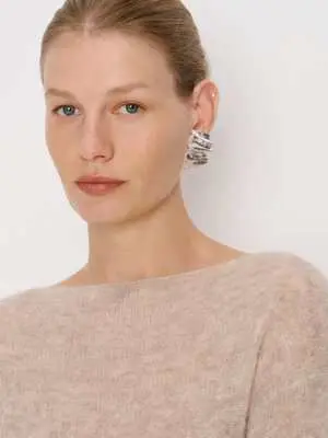 REFORMATION Ruth Earrings - Silver