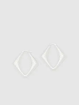 REFORMATION Lillian Diamond Textured Earrings