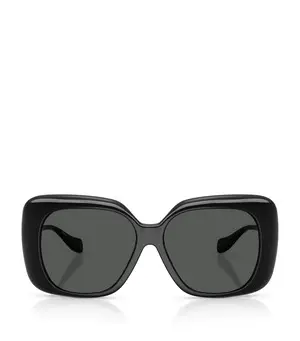 Versace Ve4499u Square Sunglasses - Black