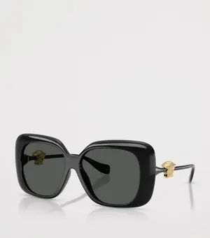 Versace Ve4499u Square Sunglasses - Black