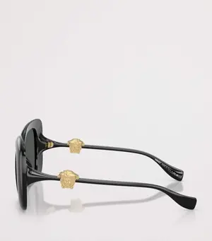 Versace Ve4499u Square Sunglasses - Black