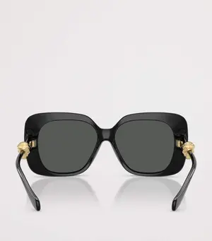 Versace Ve4499u Square Sunglasses - Black