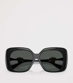 Versace Ve4499u Square Sunglasses - Black
