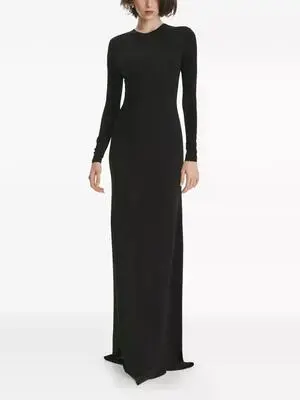2310 STUDIO Long-sleeve Maxi Dress - Black