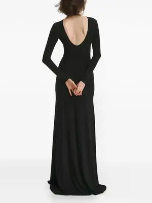 2310 STUDIO Long-sleeve Maxi Dress - Black
