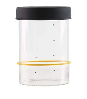 SOURHOUSE Glass Sourdough Quart Starter Jar - Black