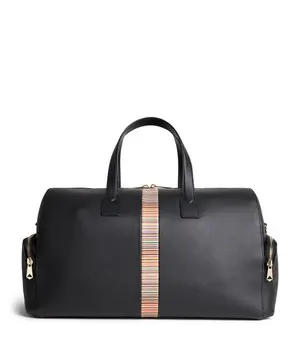 Paul Smith Leather Holdall - Black