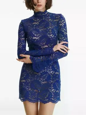 2310 STUDIO Lace Long-sleeves Mini Dress