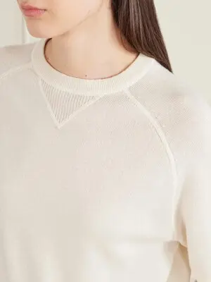 ALLUDE Wool And Cashmere-blend Sweater