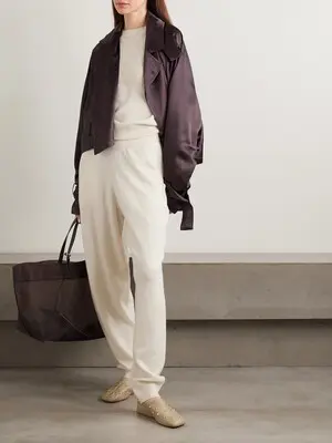 ALLUDE Wool And Cashmere-blend Sweater