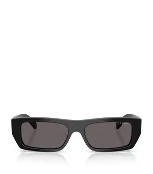 VOGUE Rectangle Full Rim Sunglasses