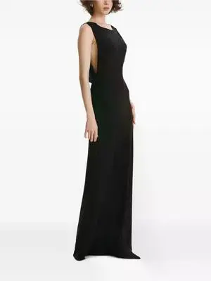 Sleeveless maxi evening dresses