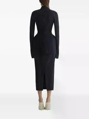 MUGLER Pinstripe Tailored Jacket