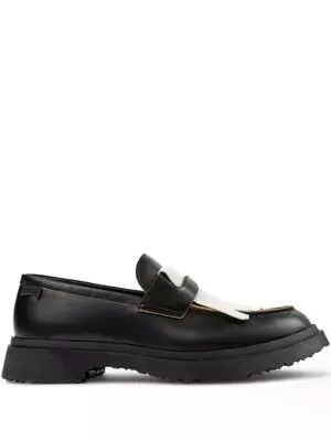 Camper Twins Fringed Walden Loafers - Black