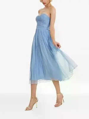 FRAMBOISE Marybella Strapless Midi Dress