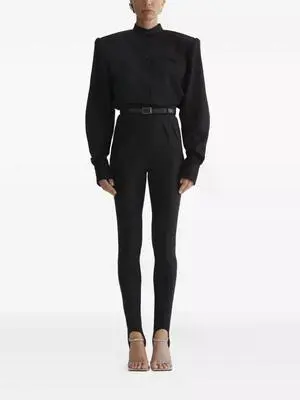 MUGLER Long-sleeve Top With Shoulder Pads