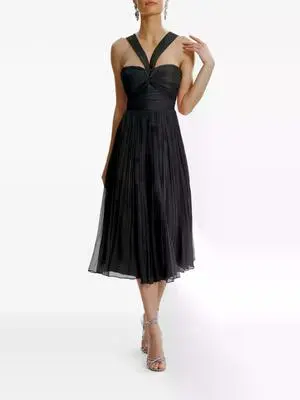 FRAMBOISE Gaia Sleeveless Silk Midi Dress