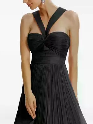 FRAMBOISE Gaia Sleeveless Silk Midi Dress